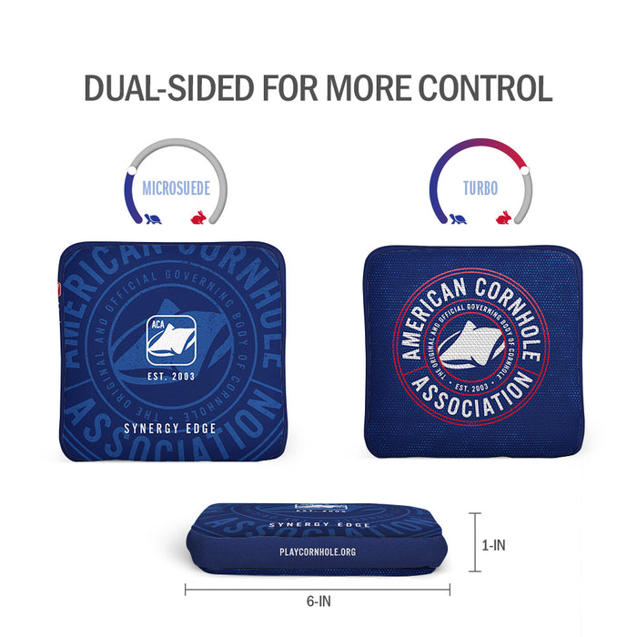 Official ACA Tournament Badge Synergy Edge Cornhole Bags