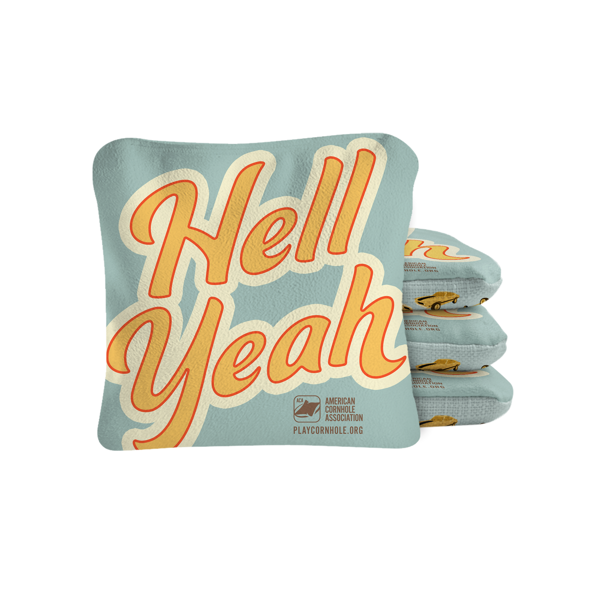 Vintage Hell Yeah Synergy Pro Cornhole Bags