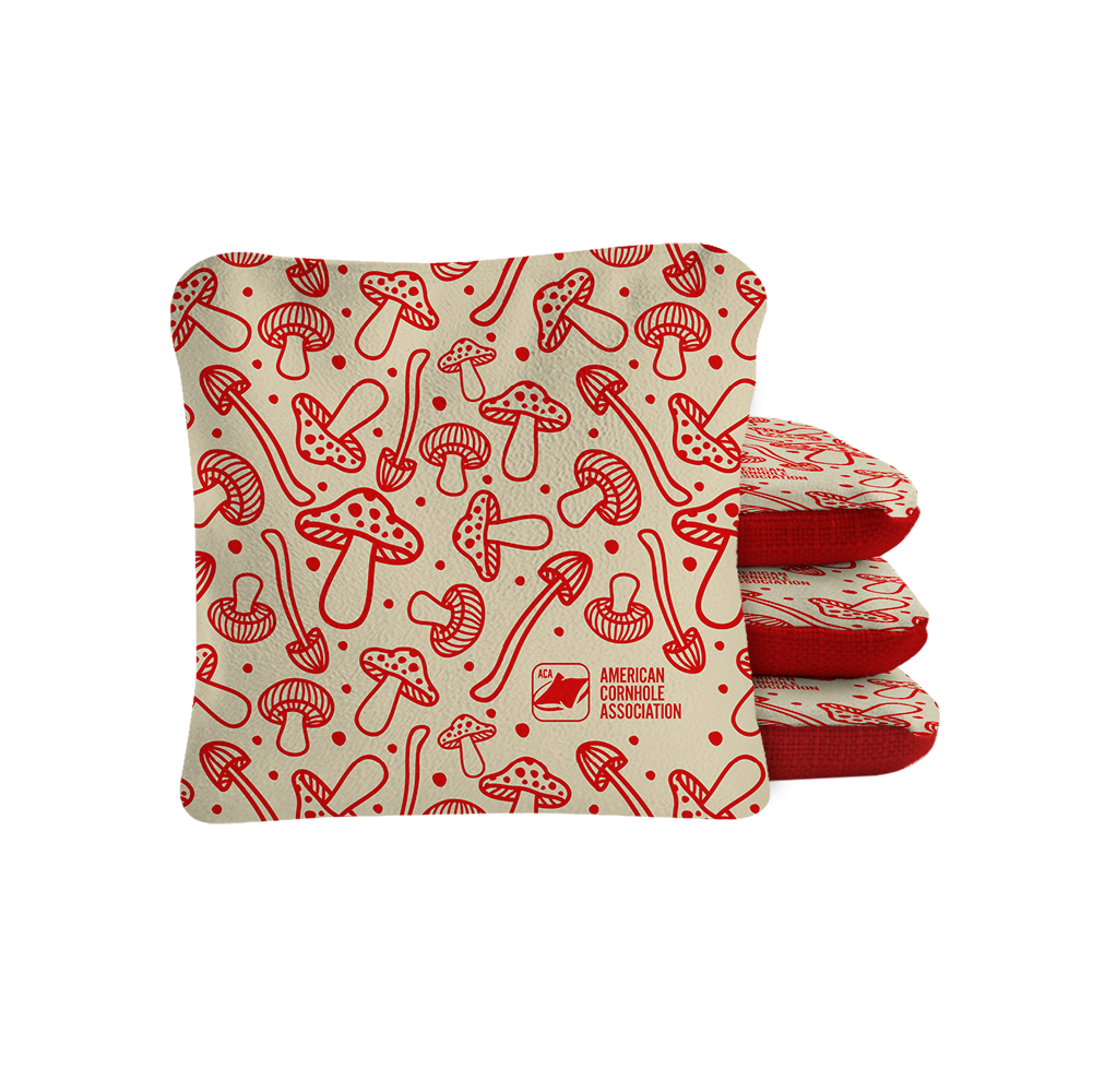 Red Mushrooms Synergy Pro Cornhole Bags