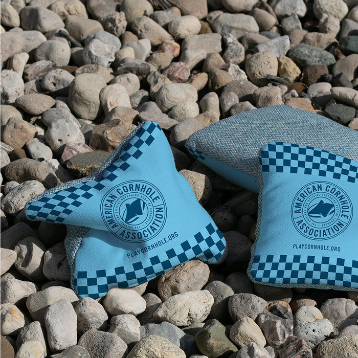 Checkered ACA Badge Synergy Soft Cornhole Bags